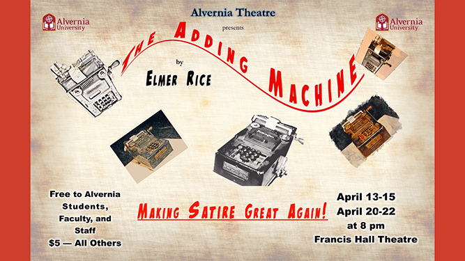 Alvernia Theatre presents "The Adding Machine" | Alvernia University